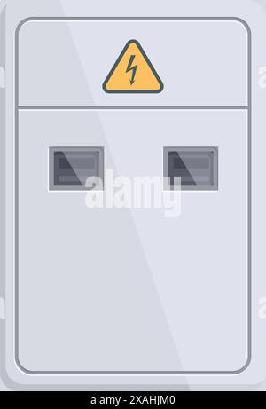 Electrical panel is showing high voltage and activating warning sign ...