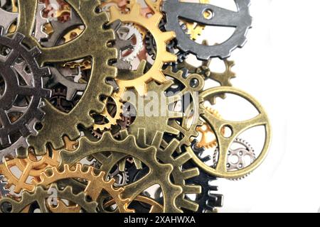time machine wheels isolated on the white background Stock Photo - Alamy