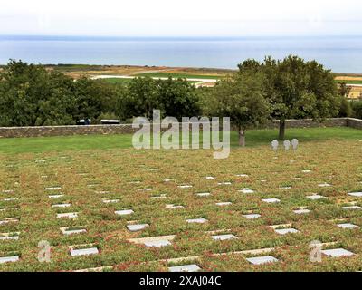 Part of a German military cemetery inaugurated in 1974 by the German ...