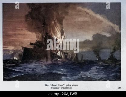 HMS Good Hope going Down HMS Good Hope was one of four Drake-class ...