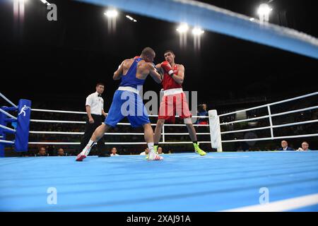 Tokyo - Japan, July 23, 2024, boxing match, during the Olympic Games ...
