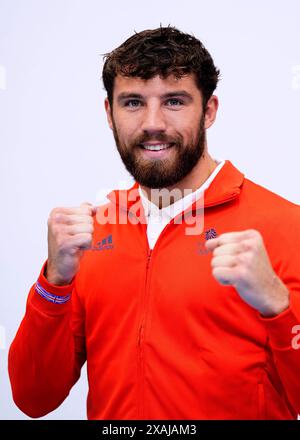 Pat Brown during the Team GB Paris 2024 boxing team announcement at the ...