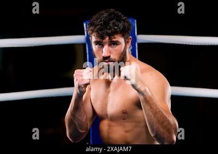 Pat Brown during the Team GB Paris 2024 boxing team announcement at the ...