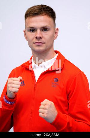 Lewis Richardson during a Team GB kitting out session for the Paris ...