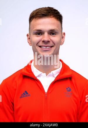 Lewis Richardson during a Team GB kitting out session for the Paris ...
