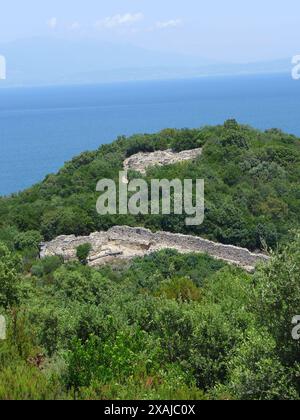 Ancient Stageira, home of Aristoteles in Chalkidiki, Greece Stock Photo ...