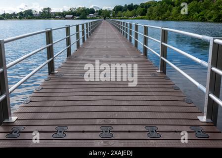 Williams Lake Boardwalk in Marlborough, Massachusetts Stock Photo - Alamy