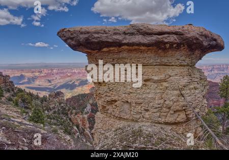 View from Siegfried Spire from Atoko Point, Siegfried Pyre, North Rim ...