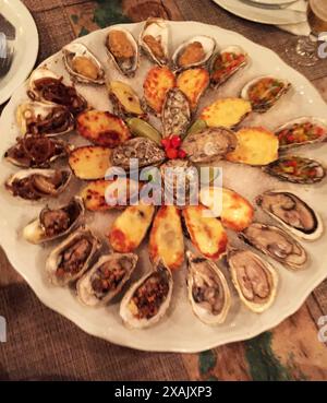 Brazilian cuisine, pasta , fish and seafood Stock Photo - Alamy