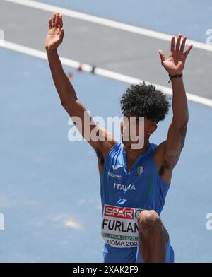 Mattia Furlani (long jump) during the Golden Gala Press Conference, 5 ...
