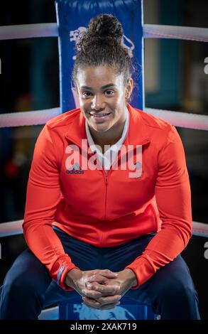 Chantelle Reid during the Team GB Paris 2024 boxing team announcement ...