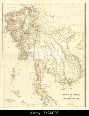 Map of Cochin Stock Photo - Alamy