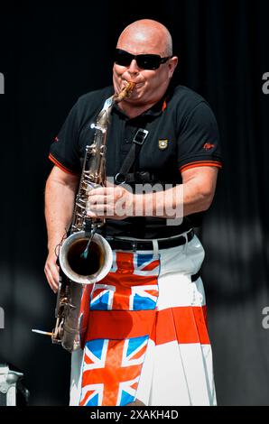 Lee Thompson - Madness, V2012, Hylands Park, Chelmsford, Essex, Britain ...