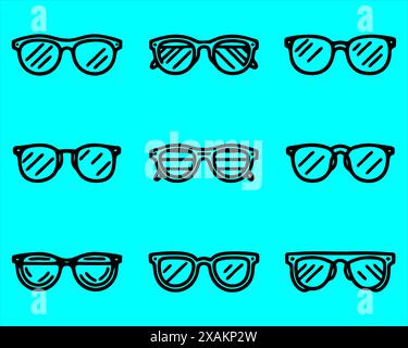 Cartoon character of white glass with various circus shows. Vector ...