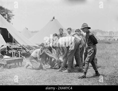 Boy Scouts - Gettysburg, 1913. Shows the Gettysburg Reunion (the Great ...