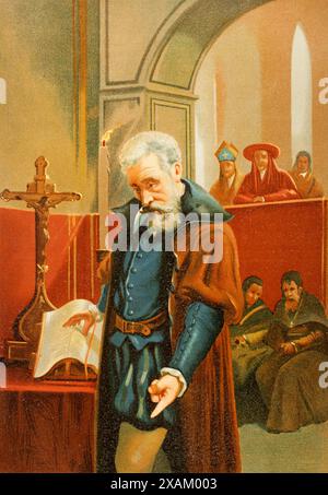 Galileo Galilei on Trial, 1633 Stock Photo - Alamy