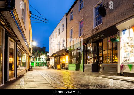 Dawn in Canterbury city centre, Kent, England Stock Photo - Alamy