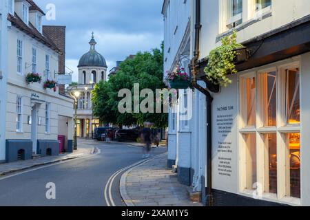 Evening on Watling Street in Canterbury, Kent, England Stock Photo - Alamy