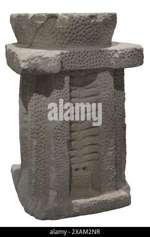 Temple Period (3600 BC to 2500 BC). Malta. Headless seated statue ...