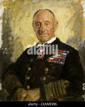 Admiral Sir John Jellicoe on board HMS Iron Duke at the Battle of ...