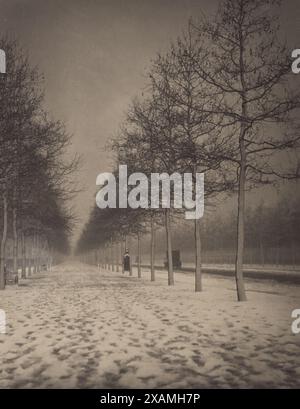 The Mall in winter, 1920s, London, by Harry Moult Stock Photo - Alamy