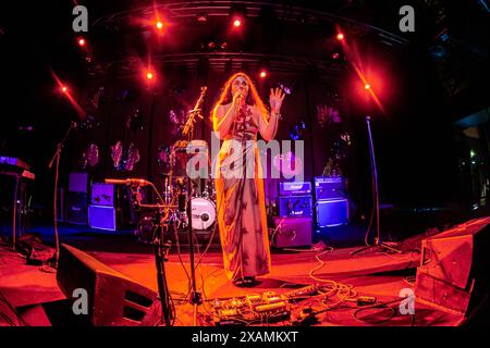 Milan Italy. 05th Jun 2024. The Italian singer and vocalist MARTA DEL ...