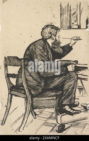Edwin Edwards painting, 1850-1879, by Charles Keene. Gift of Sir John ...