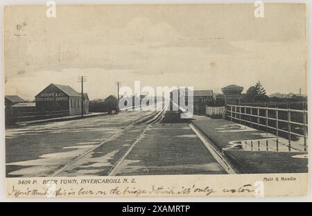 Beer Town, Invercargill, New Zealand postcards Stock Photo - Alamy