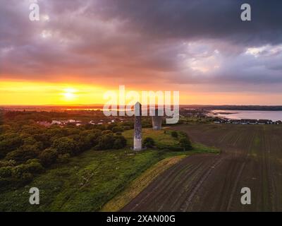 June sunset at Portrane Stock Photo - Alamy