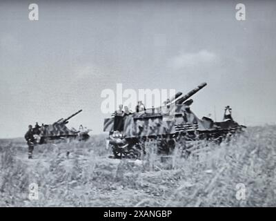 World War Two Wehrmacht Self Propelled Artillery Wespe Wasp. This was a ...