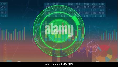 Image of speedometer, digital data processing and 6g text Stock Photo - Alamy