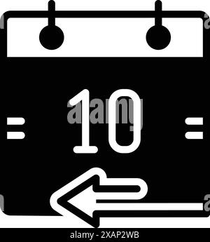 Icon for yesterday,calendar Stock Vector Image & Art - Alamy