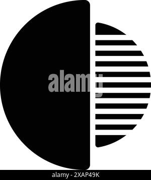 Icon for half,incomplete Stock Vector Image & Art - Alamy