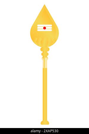 Vector illustration of Lord Murugan statue in Batu cave , Malaysia ...