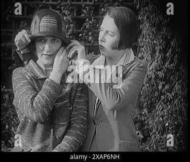 British Artists Norah Blaney and Gwen Farrah Posing for the Camera ...