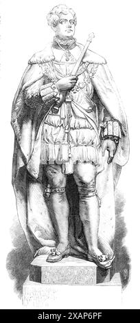 Statues of the kings in Westminster Hall: William IV., 1868. One of ...