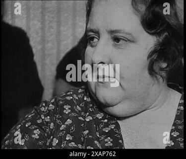 American Civilians in the Audience in a Courtroom During the Lindbergh ...