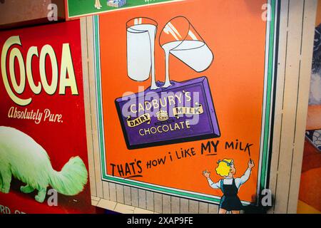 Vintage replica Cadbury's Dairy Milk Advertising signs of their ...
