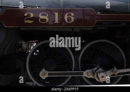 Non Exclusive: the Empress 2816 steam locomotive that the CPKC company ...