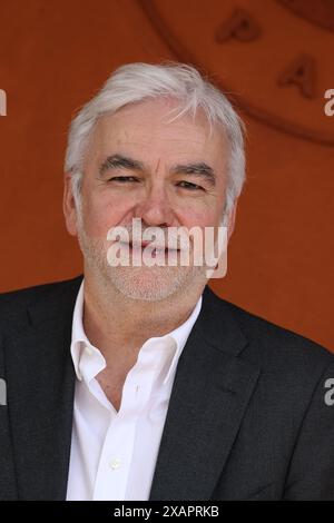 Pascal Praud at Village during the 2024 French Open at Roland Garros on ...