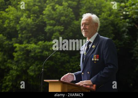 Leon De Turck, national chairman of the NSB-FNC, speaking at the ...