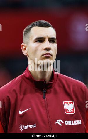 Jakub Kiwior of Poland during the International Friendly football match ...