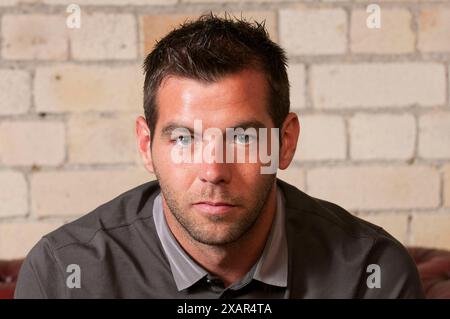 Welsh international and Celtic footballer Joe Ledley Stock Photo - Alamy