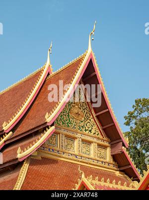 Architectural detail, Wat Mixai, Vientiane, Laos Stock Photo - Alamy