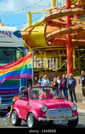 Pride parade along Blackpool Promenade 2024 Stock Photo - Alamy