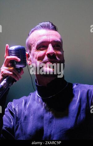 Ankara, Turkey. 13th Aug, 2022. Portraits of singer Cem Adrian while he ...