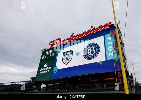 Chicago, Illinois, USA. 08th June, 2024. Chicago Red Stars defender Sam ...