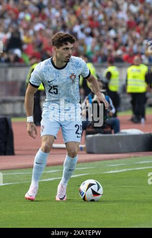 Portugal's Pedro Neto in action during the UEFA Euro 2024 Group F match ...