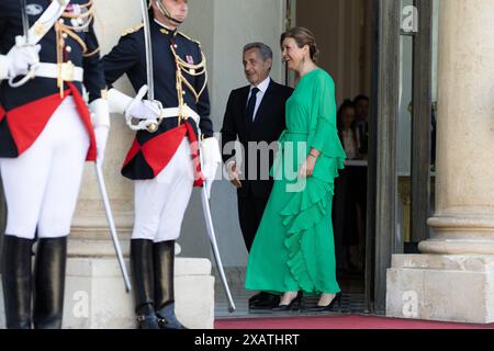 Yael Braun Pivet, Nicolas Sarkozy, Nasser al Khelaifi - PSG vs ...