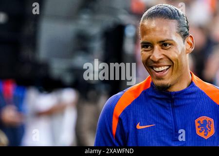 Virgil van Dijk (Netherlands) looks on during the FIFA World Cup 2026 ...